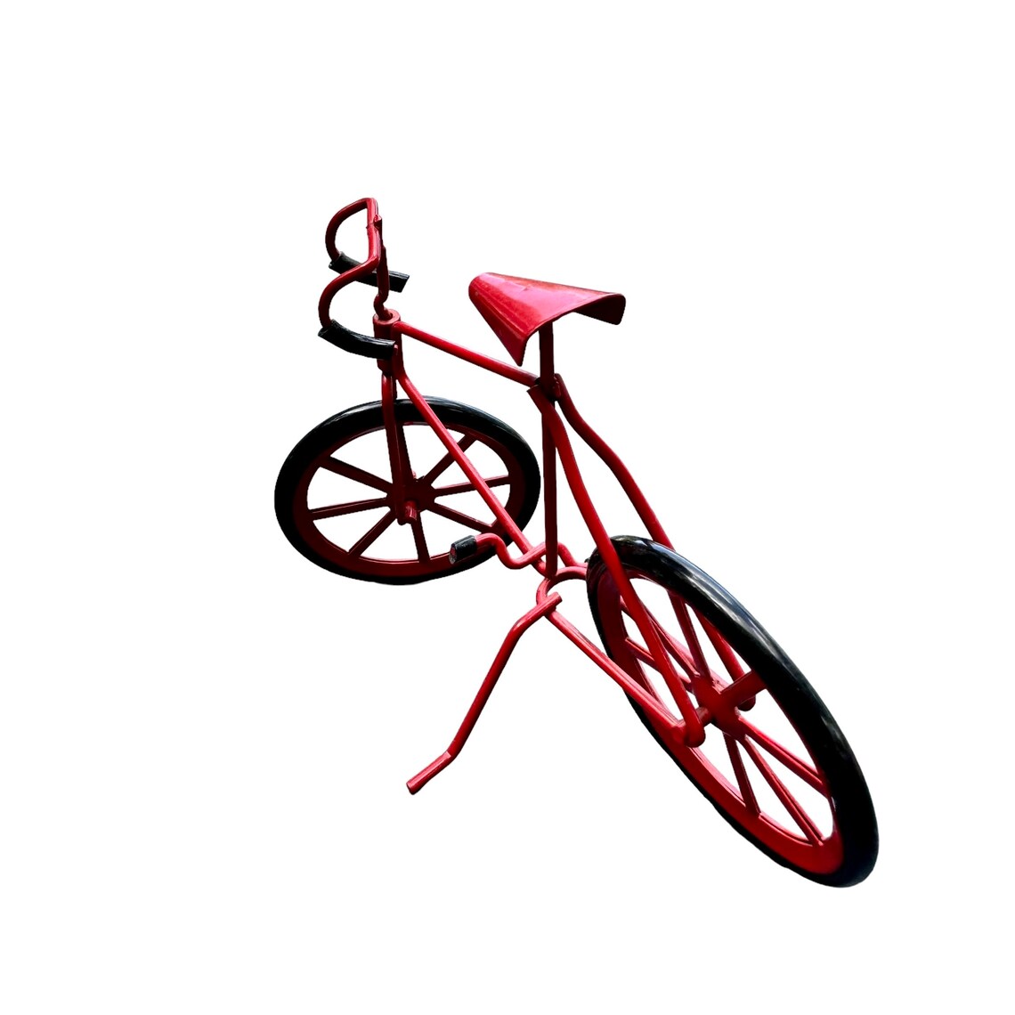 Vintage Miniature Red Bicycle | 1990s Tiny Bike Decor | Christmas ...