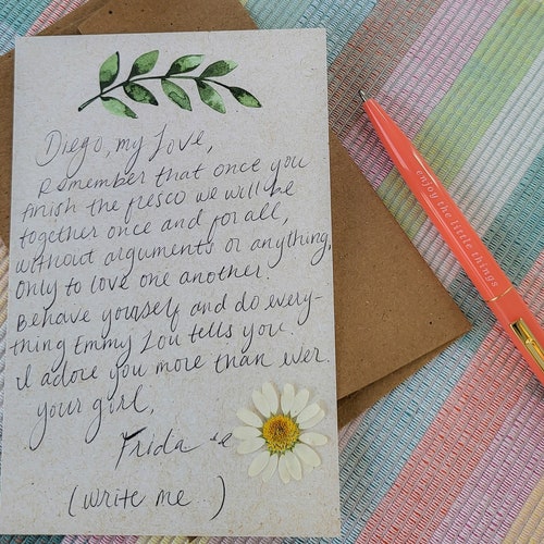 Personalized Handwritten Letter in A Bottle Love Letter - Etsy