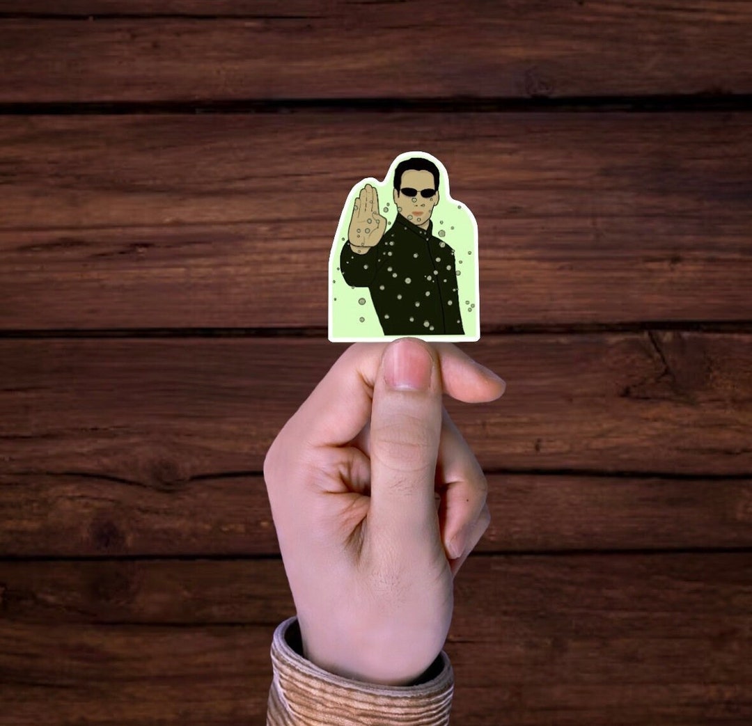 The Matrix Reloaded Neo Stopping Bullets Waterproof Glossy Vinyl ...