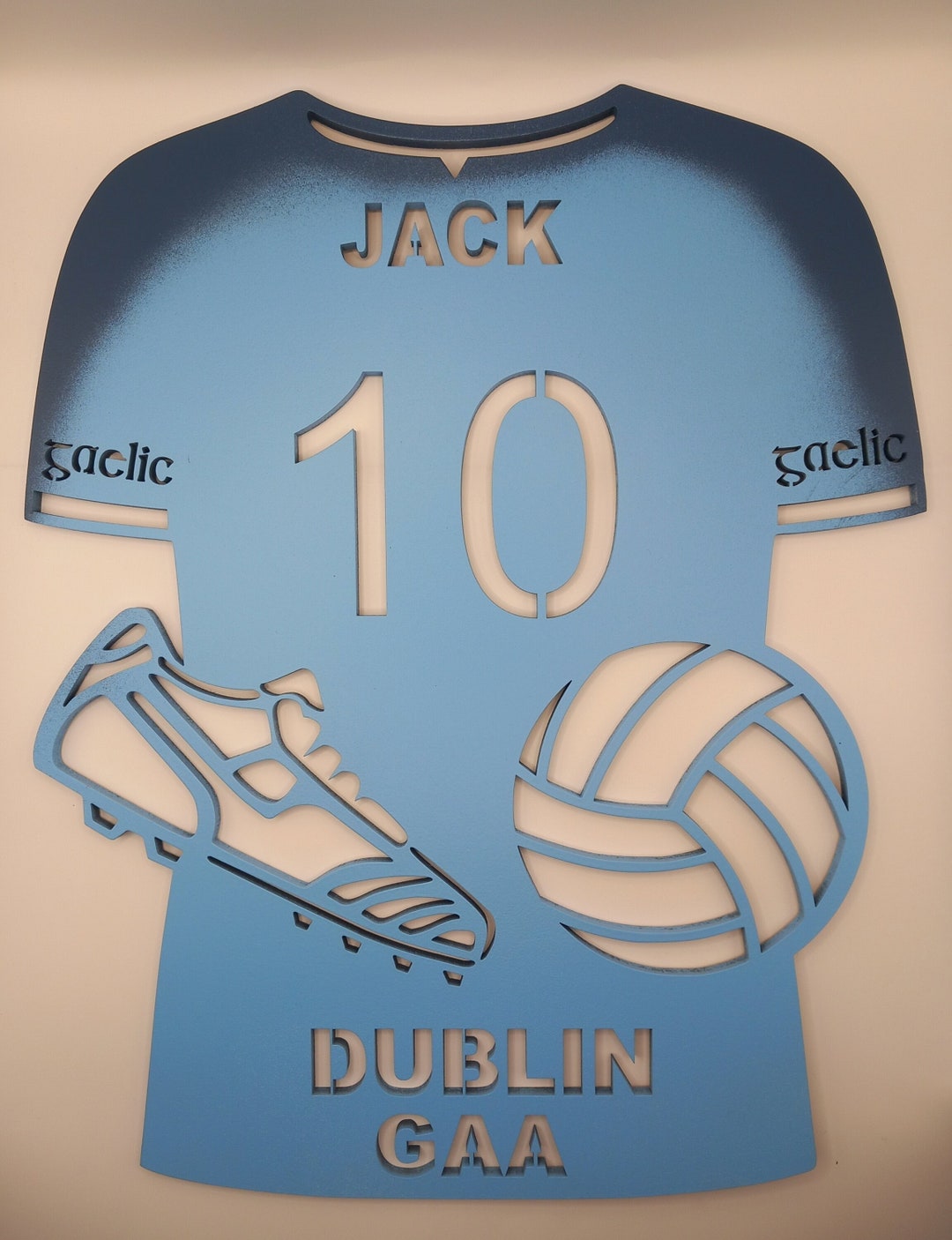 Personalised Gaelic Football Wall-jersey - Etsy