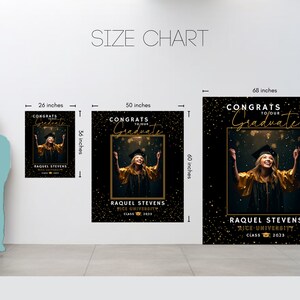 Custom Graduation Back Drop/wall Hanging Personalized With Grad or ...