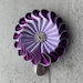 Violet Dog Show Ring Clip / Dog Show Number Holder / Satin - Etsy