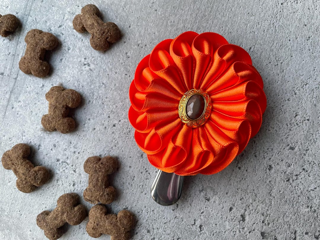 Catalog Number Holder Made of Satin Ribbon / Dog Show or Cat Show ...