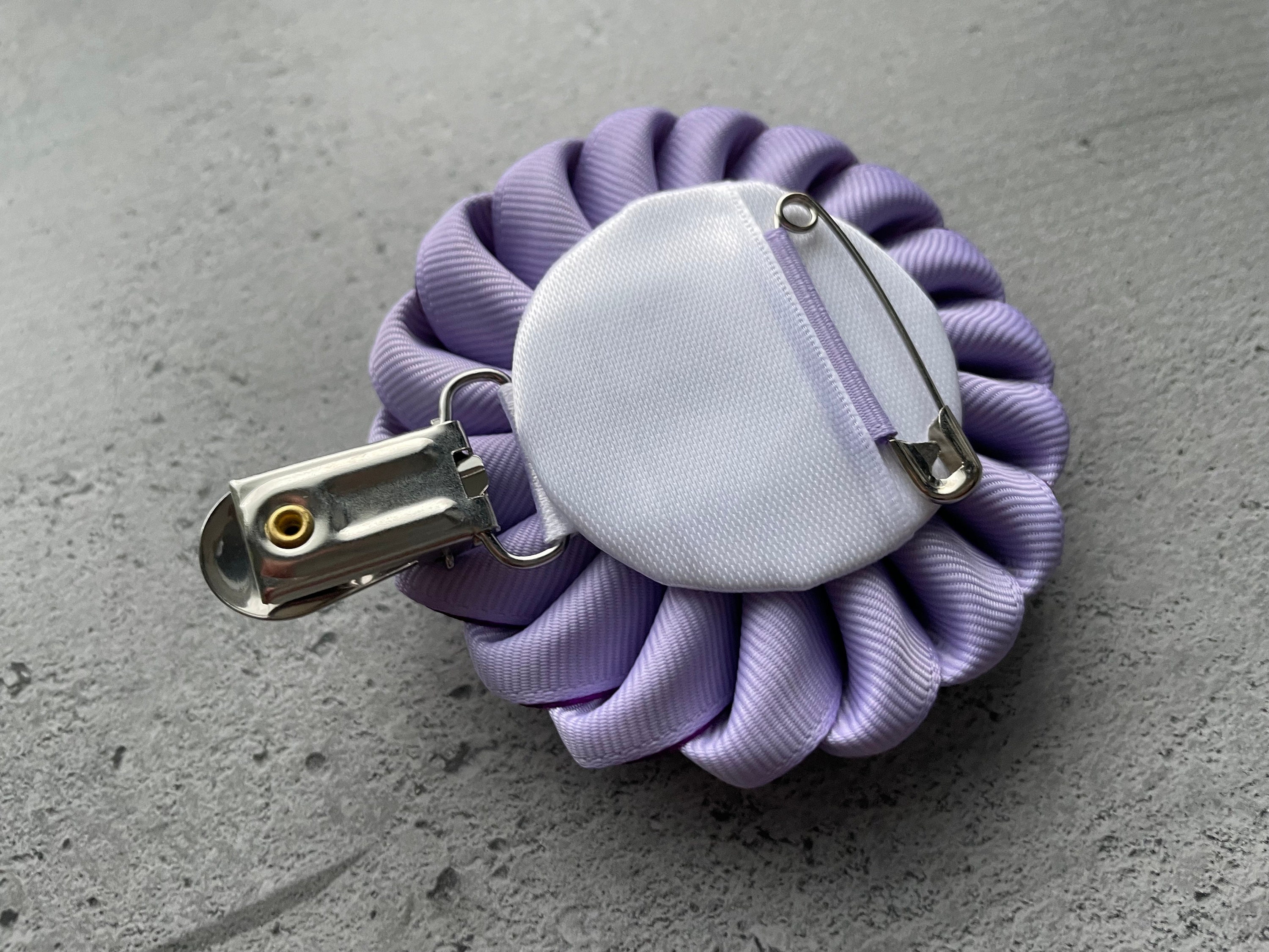 Violet Dog Show Ring Clip / Dog Show Number Holder / Satin - Etsy