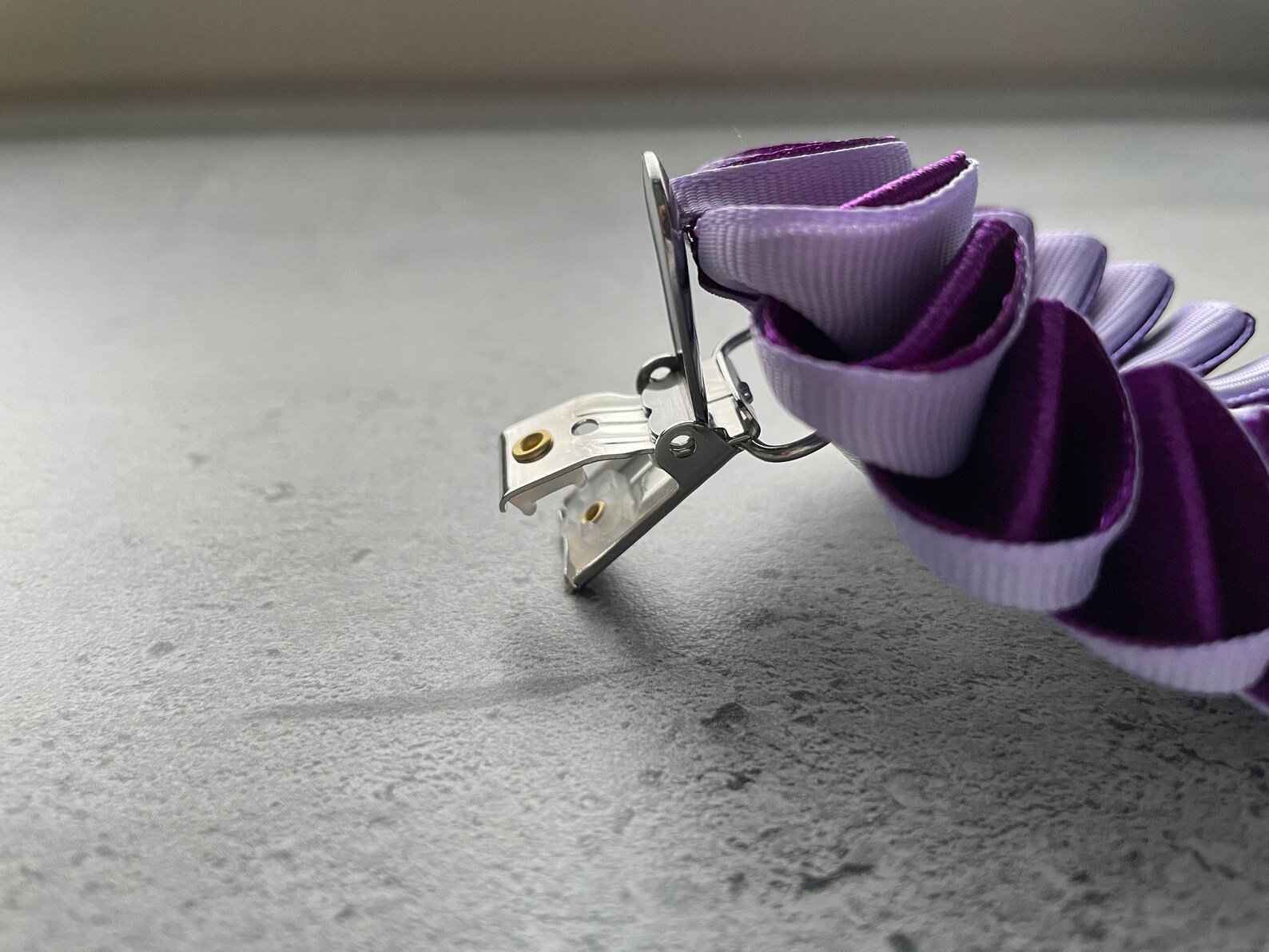 Violet Dog Show Ring Clip / Dog Show Number Holder / Satin - Etsy