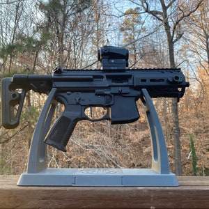 SBR Short Barrel Airsoft or Other Unit - Stand Display - MPX, MCX ...