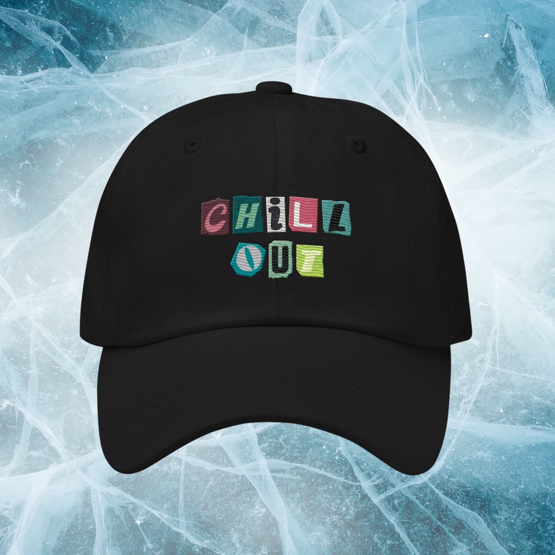 Chill Out Dad Hat, Ransom Note Hat Halloween Dad Hat, Samhain Hat - Etsy