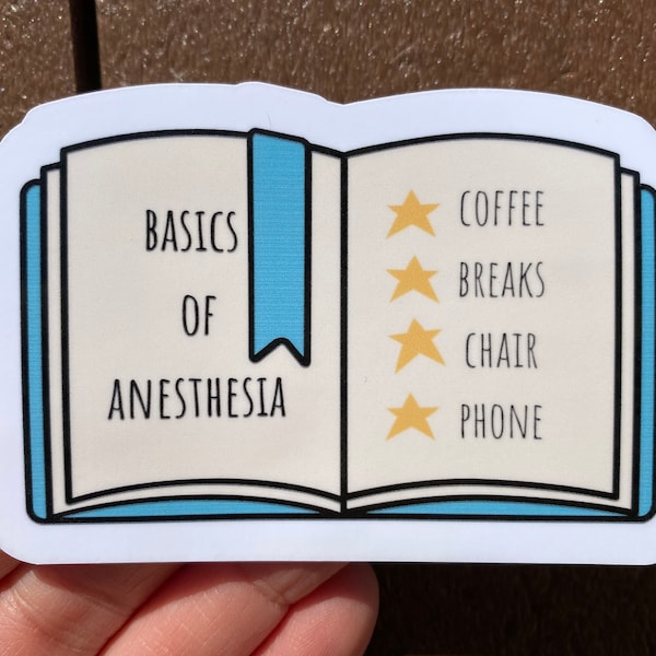 Anesthesia Stickers - Etsy