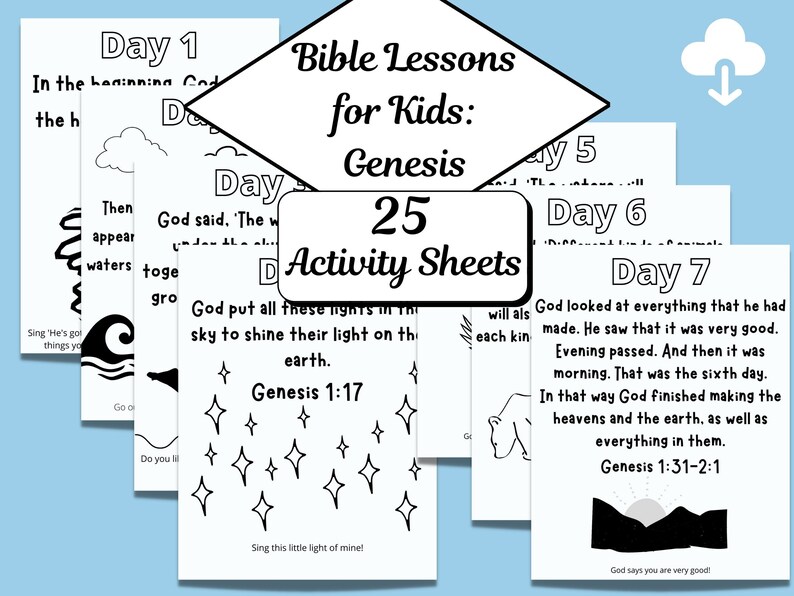 Bible Lessons for Kids: Genesis - Etsy
