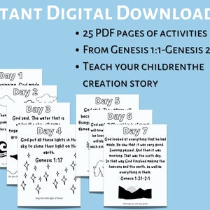 Bible Lessons for Kids: Genesis - Etsy