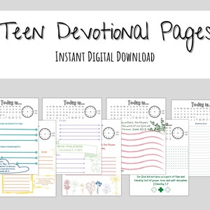Devotional Journal for Teens - Etsy