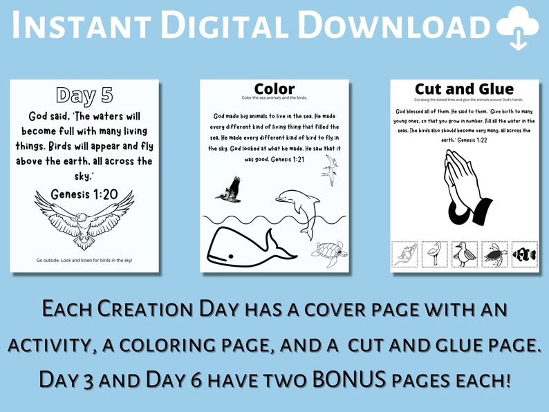 Bible Lessons for Kids: Genesis - Etsy