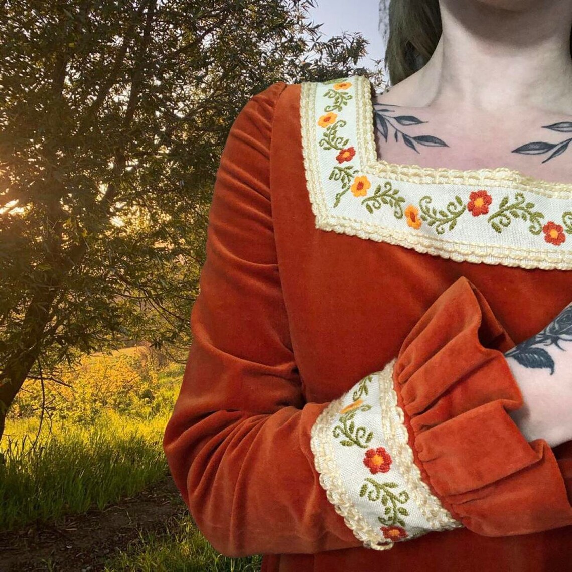60s/70s Handmade Boho Dress - Etsy