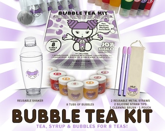 Bubble Tea Home DIY Kit by Bubble Box fruit Tea Set - Etsy