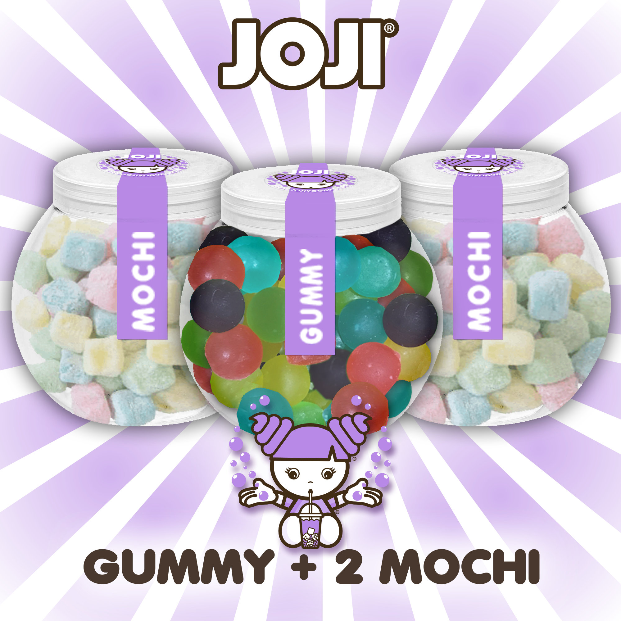 JOJI® Mini Mochi - Rainbow - Etsy