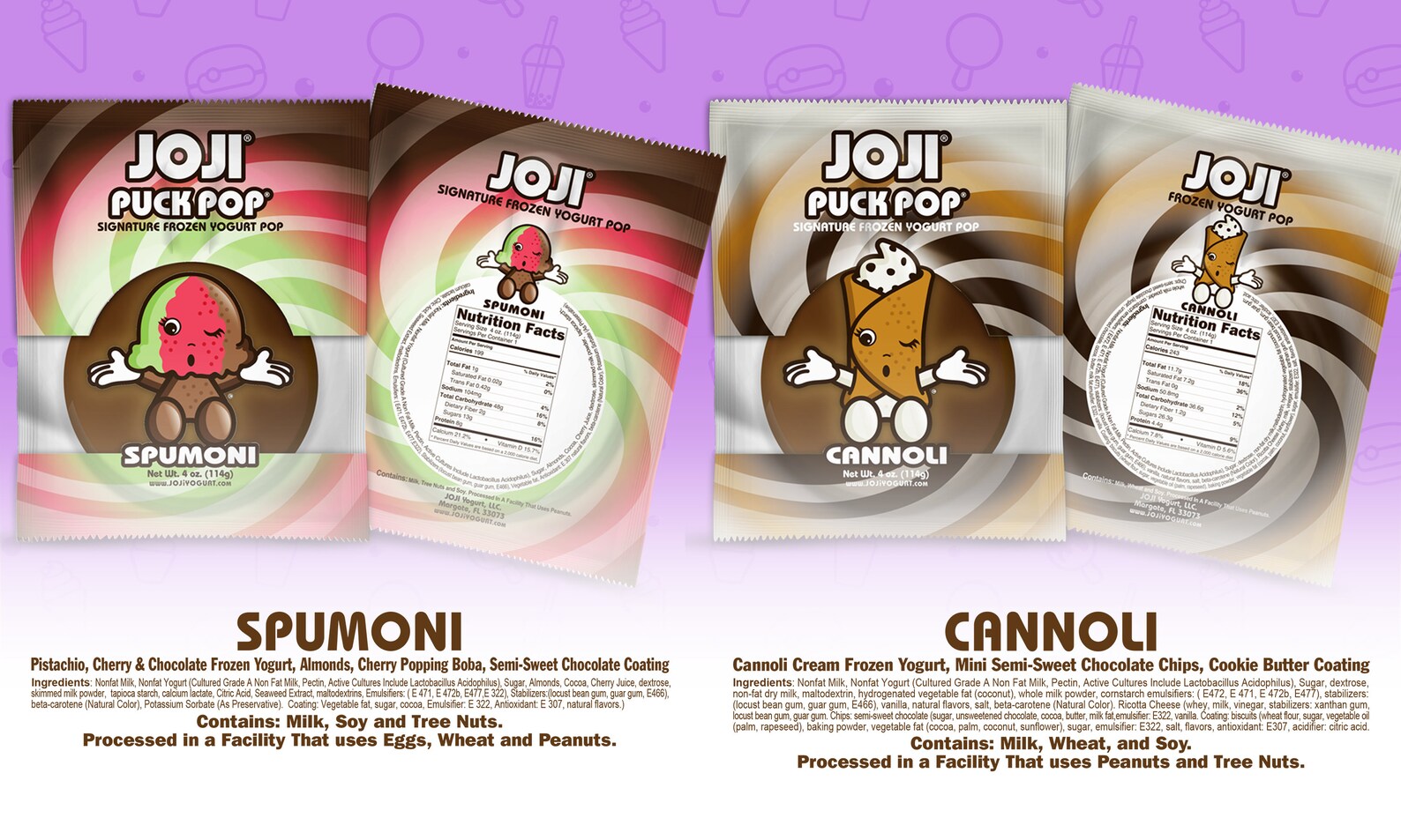 JOJI® Signature Frozen Yogurt Puck Pops® - 12 Pack or 24 Pack - Etsy