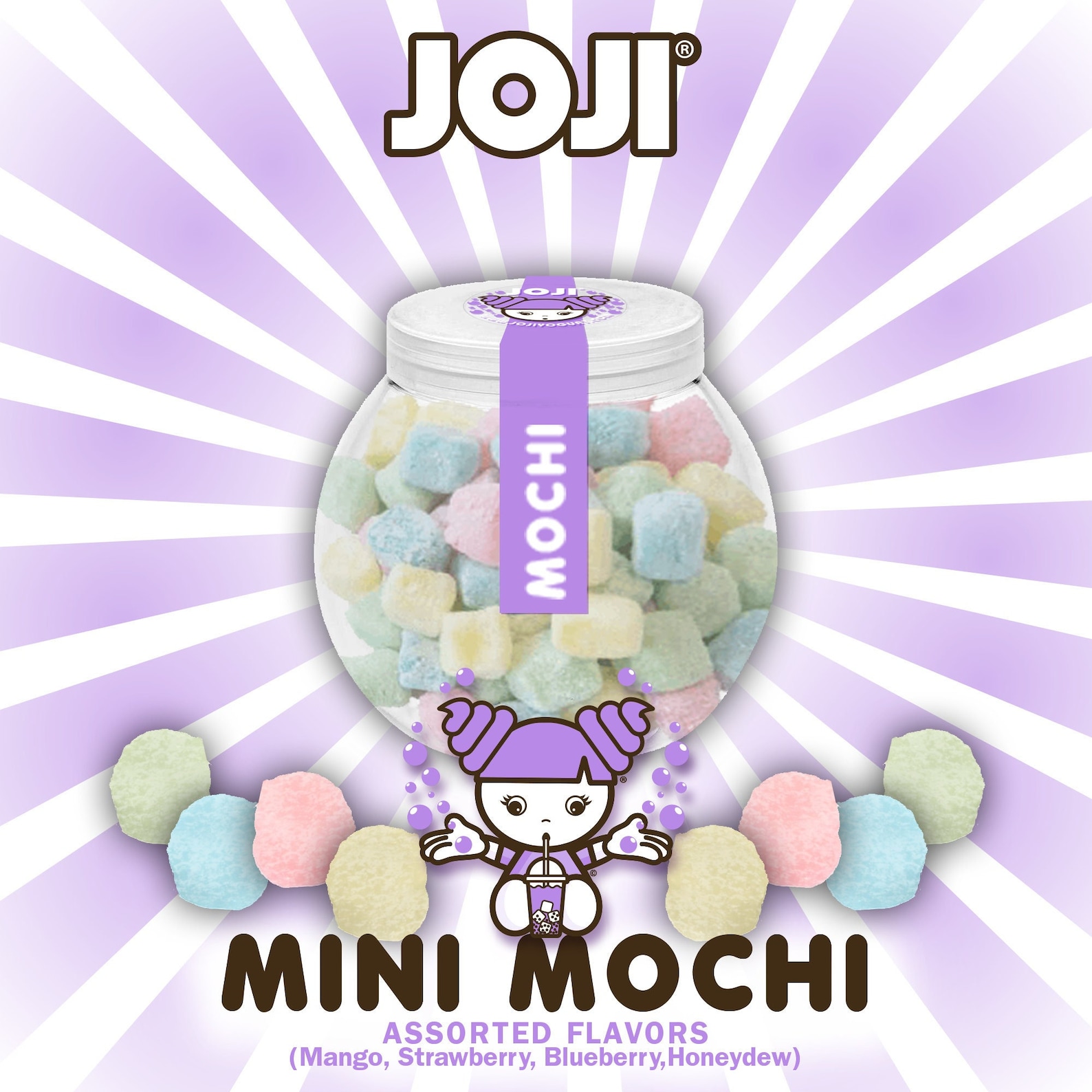 JOJI® Mini Mochi - Rainbow - Etsy