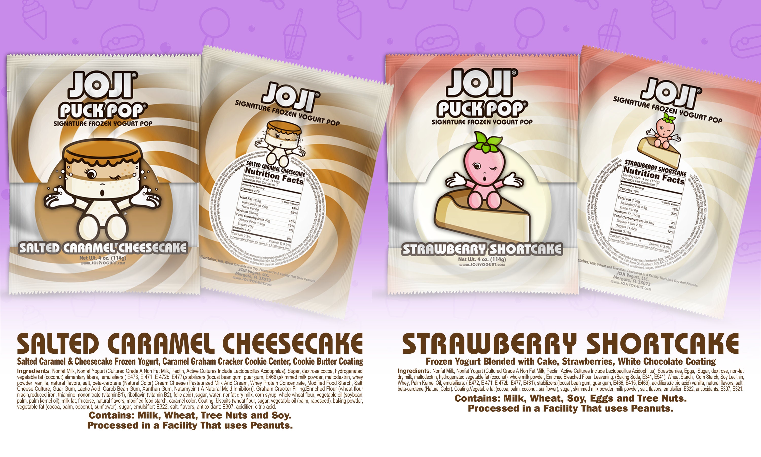 JOJI® Signature Frozen Yogurt Puck Pops® - 12 Pack or 24 Pack - Etsy