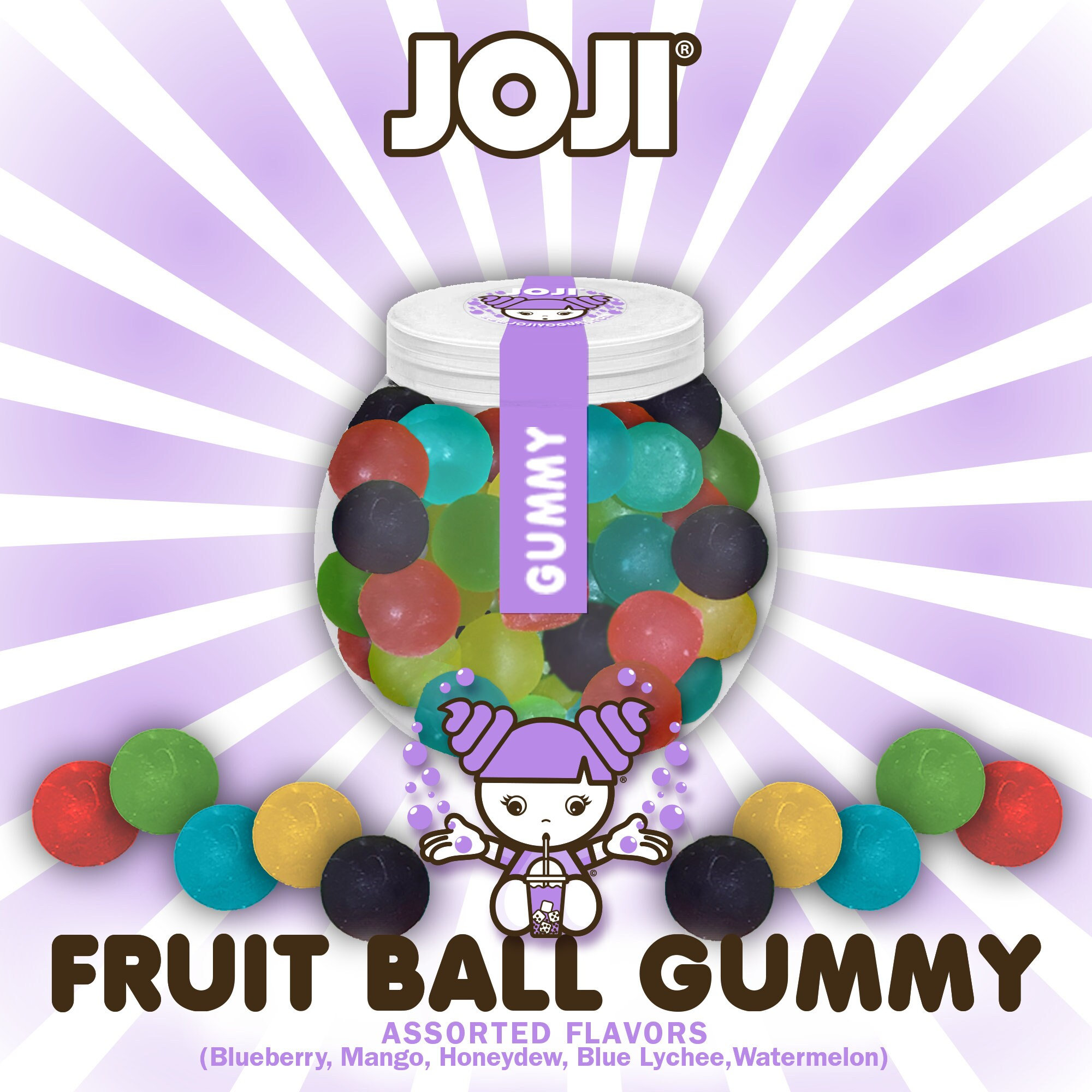 JOJI® Fruit Boba Ball Gummies - Etsy