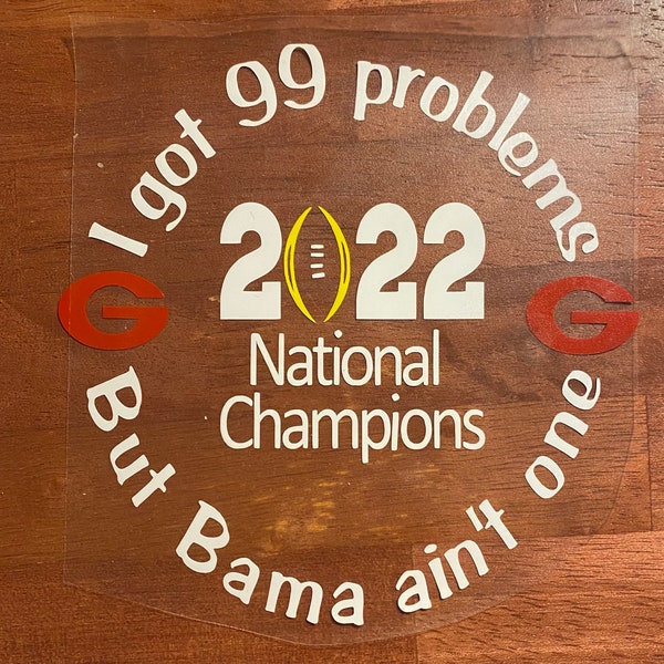 Bulldogs National Championship Decal - Etsy