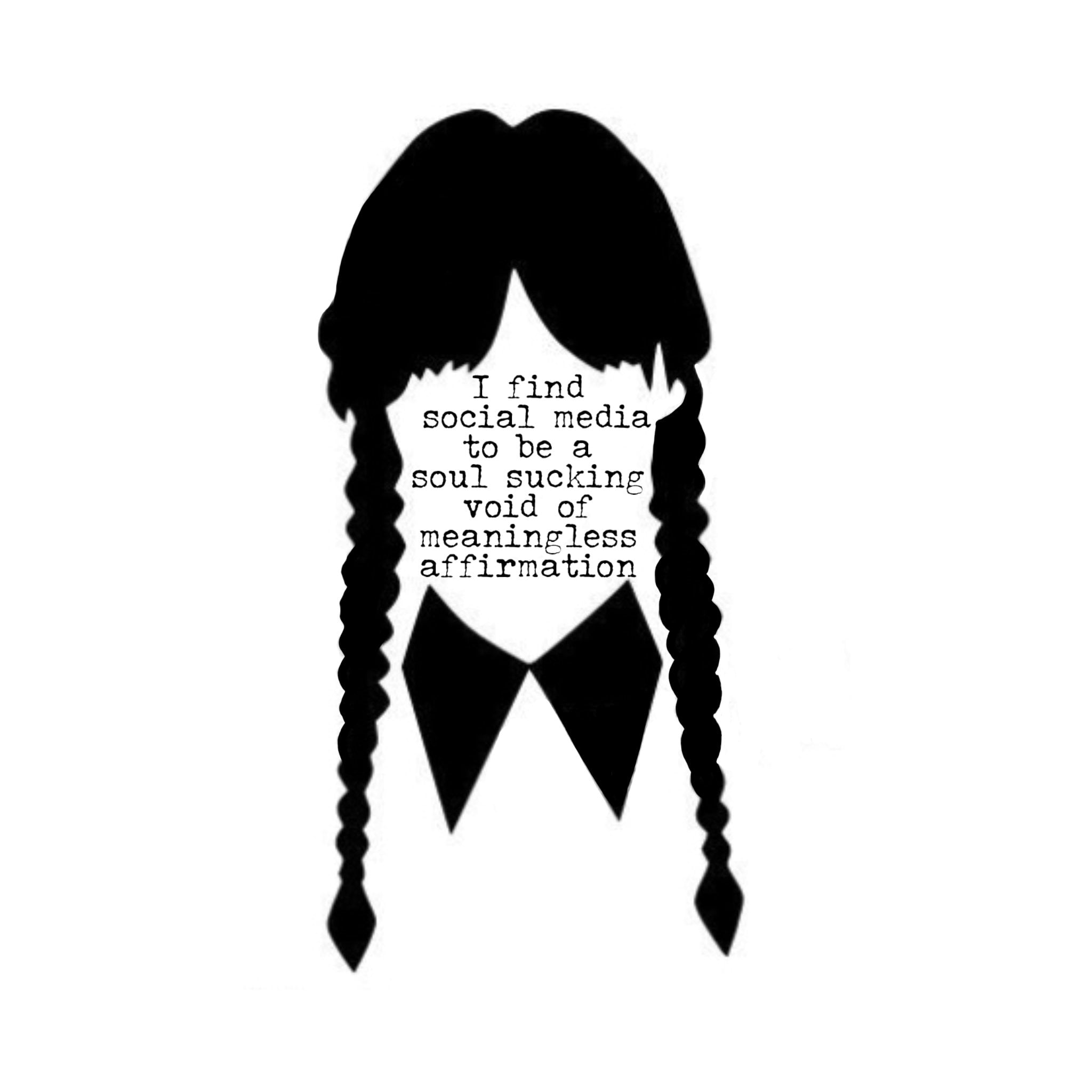 Wednesday Addams Quote - Etsy