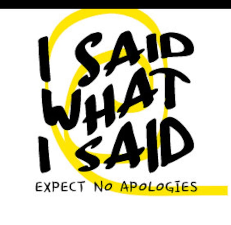 I Said What I Said Svg - Etsy