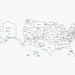 All United States National Parks Map (63 Parks) SVG, DXF, Adobe ...