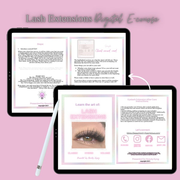 Lash Training Manual - Etsy