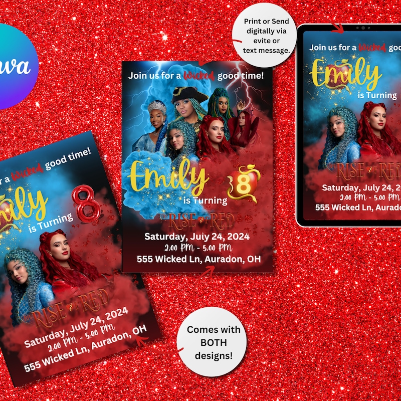 Descendants Rise of Red Svg - Etsy