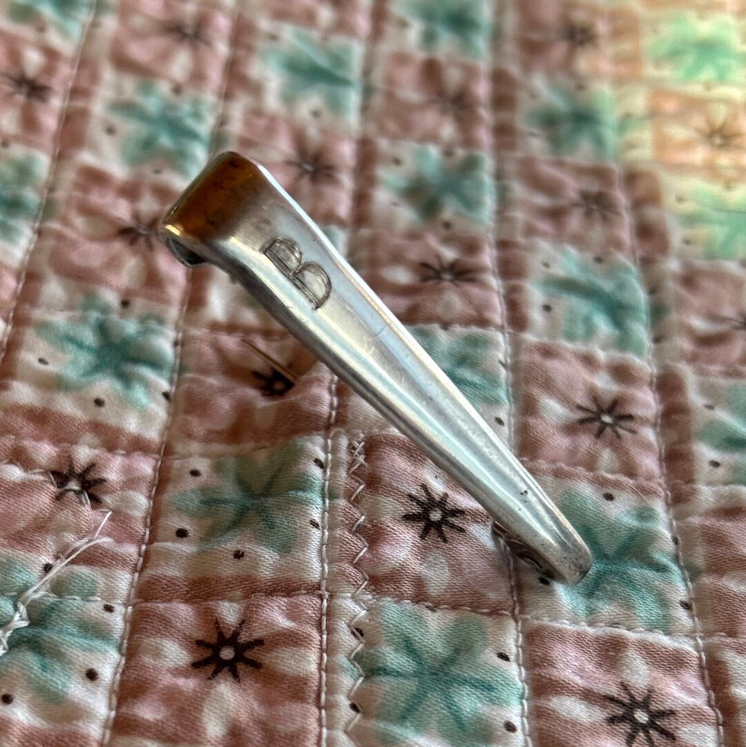 Vintage Napier Sterling Silver Engraved Pin - Etsy