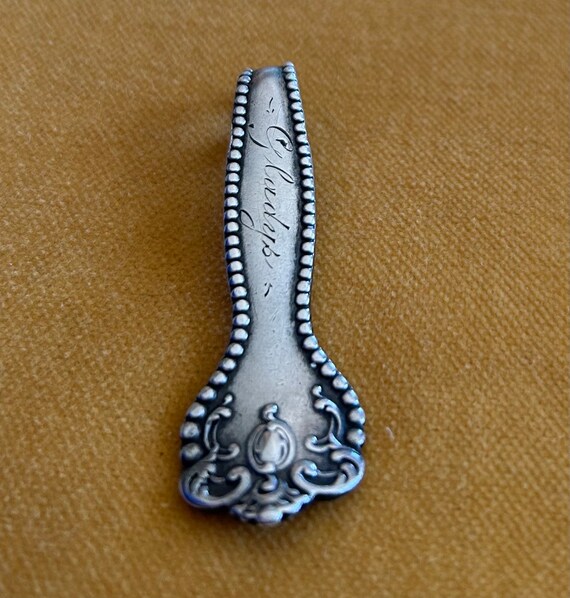 antique silver engraved - Gem