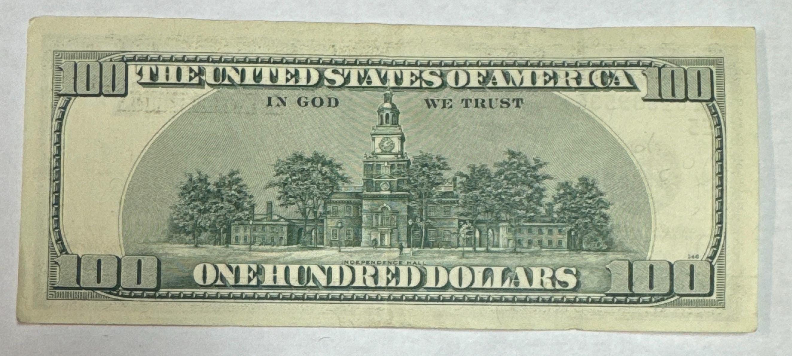 1996 100 Dollar Star Note, 1996 One Hundred Dollar Star Note Federal ...