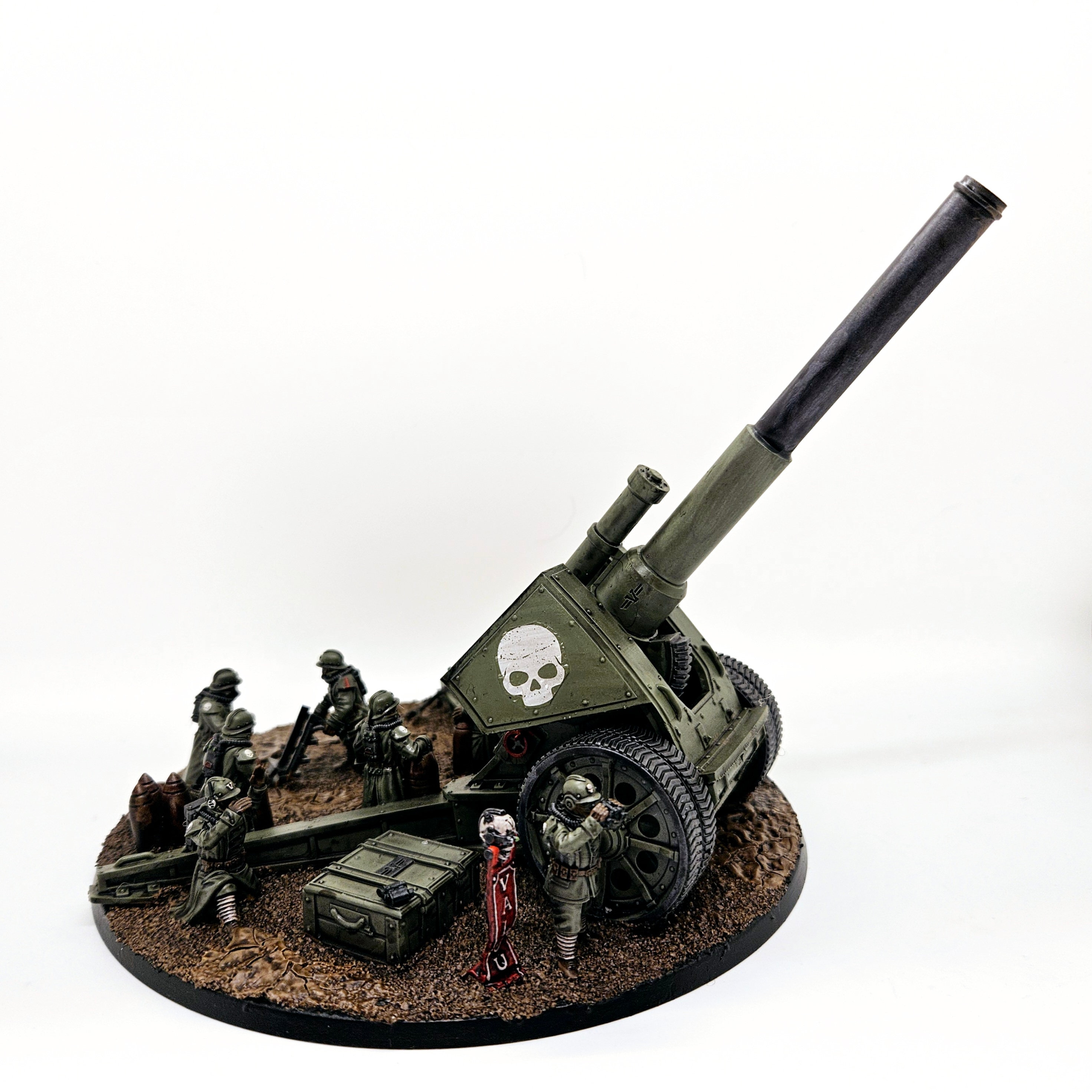 Howitzer Earthshaker Battery Compatible With 40k Astra Militarum. Made ...