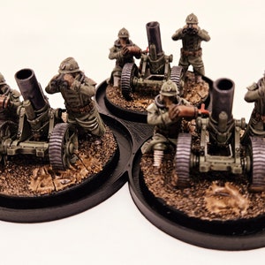 Heavy Weapons Mortar Squad With 40k Astra Militarum. Made to Order. - Etsy