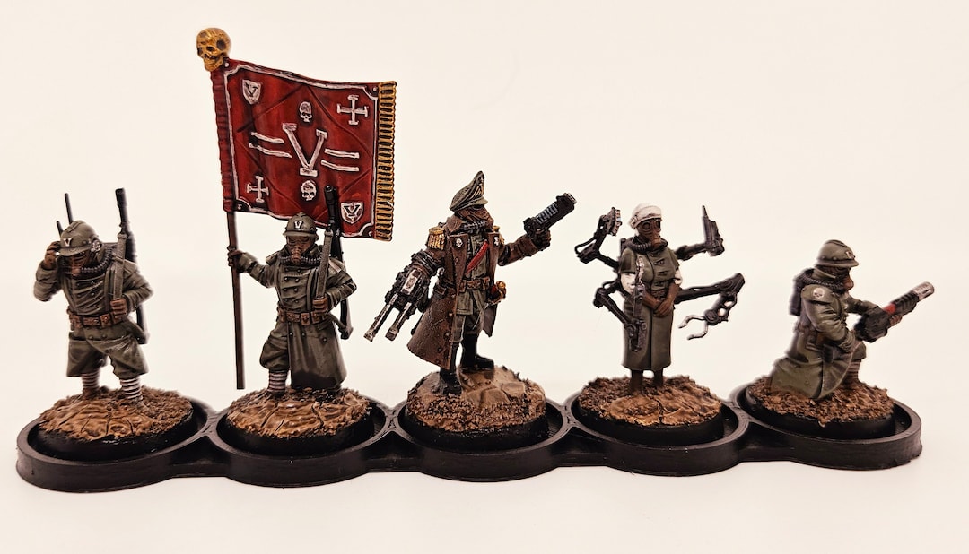 Platoon Command Squad Compatible With 40k Astra Militarum. Made to ...