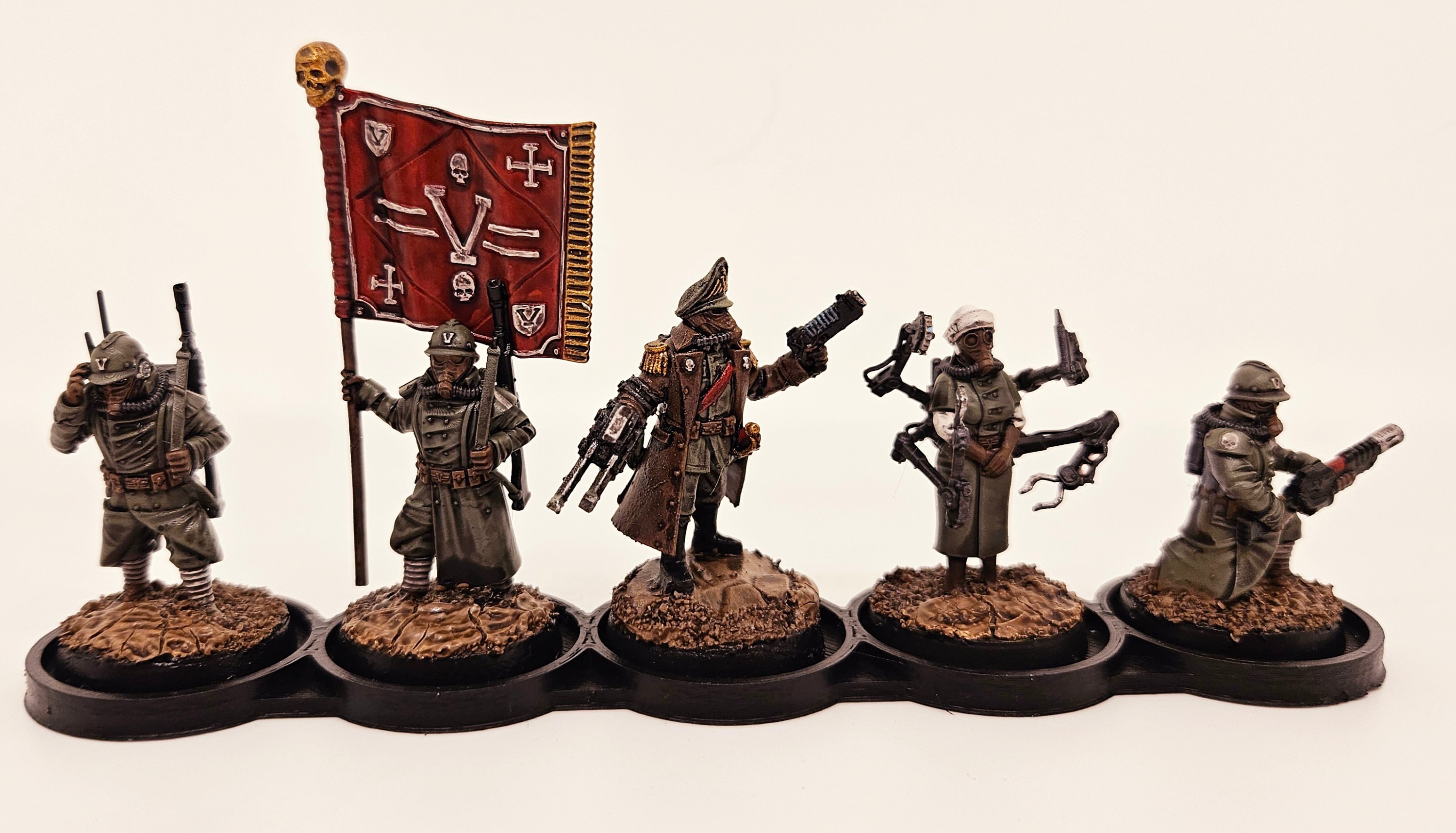 Platoon Command Squad Compatible With 40k Astra Militarum. Made to ...