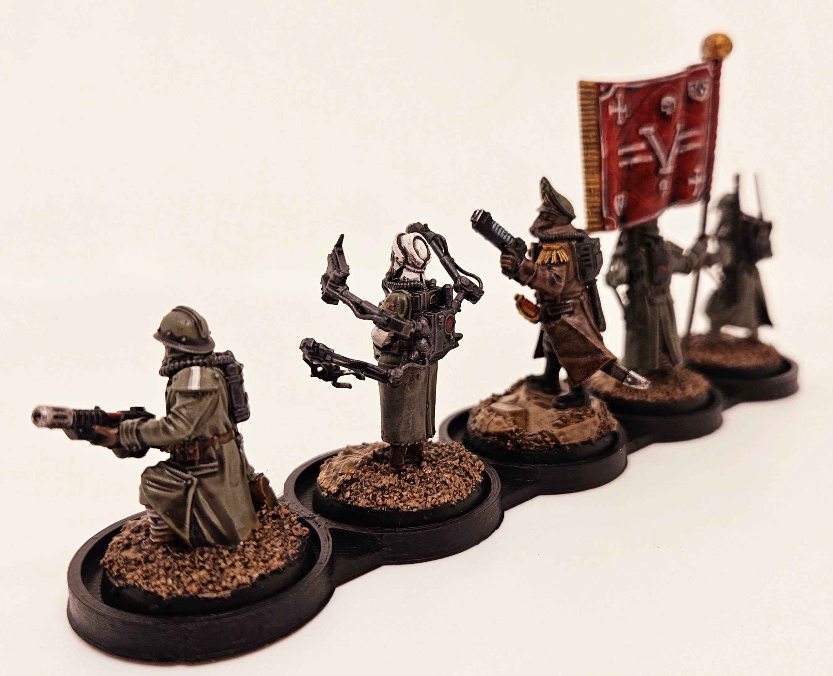 Platoon Command Squad Compatible With 40k Astra Militarum. Made to ...
