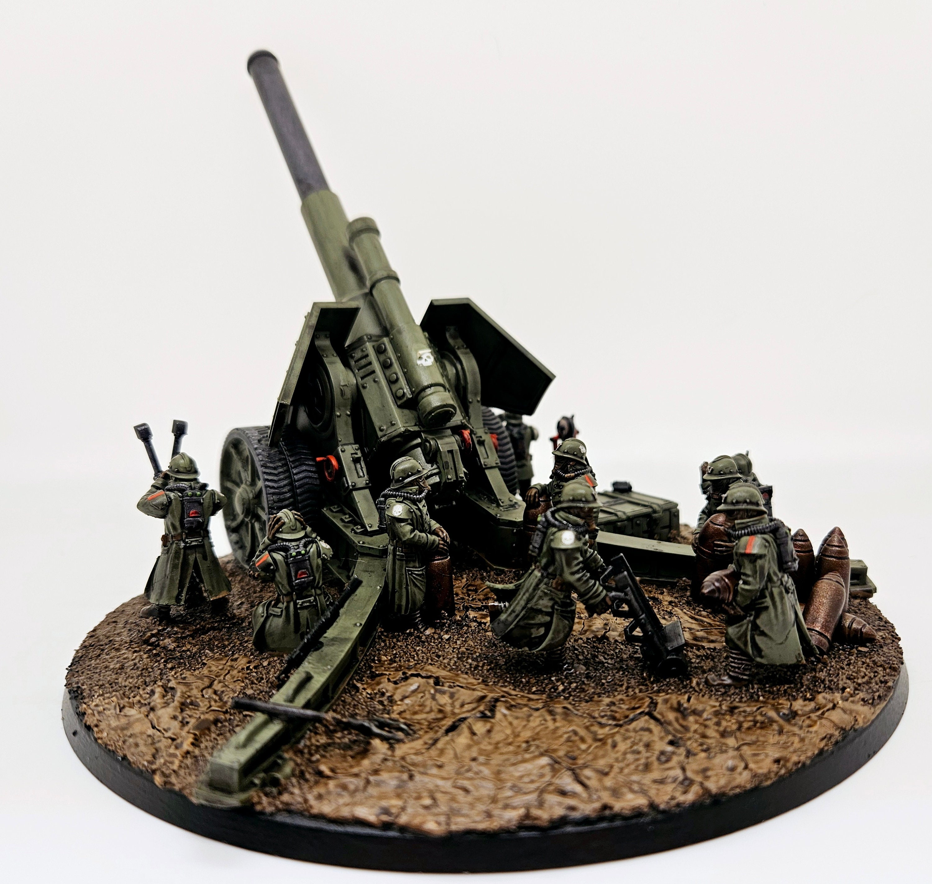 Howitzer Earthshaker Battery Compatible With 40k Astra Militarum. Made ...