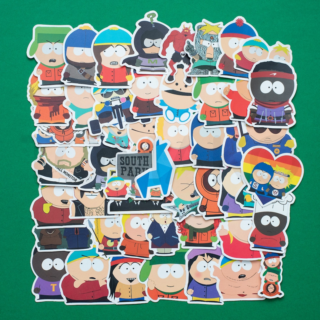 50 X South Park Sticker Pack - Etsy UK