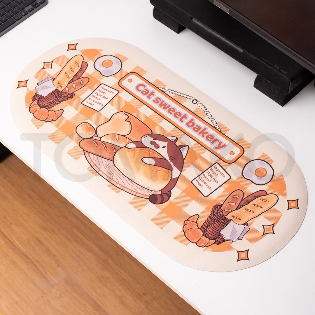 The Bakery's Cat Style Desk Mat - Etsy