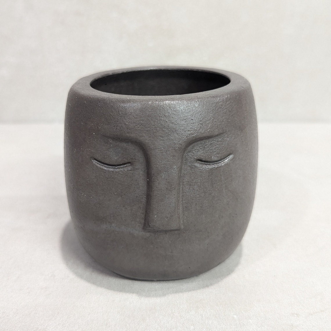 Unique Concrete Face Mold Flower Planter Pot - Etsy
