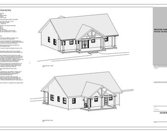 Cypress Gove 30' X 46' Farmhouse Cottage Design Modern 3 Bed 2 Bath ...
