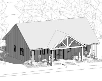 Cypress Gove 30' X 46' Farmhouse Cottage Design Modern 3 Bed 2 Bath ...