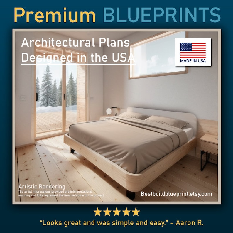 Modern Alpine Cabin, 40’ X 24’, 960 SF, 3 Bedroom Architectural Drawings Blueprints, ADU ...