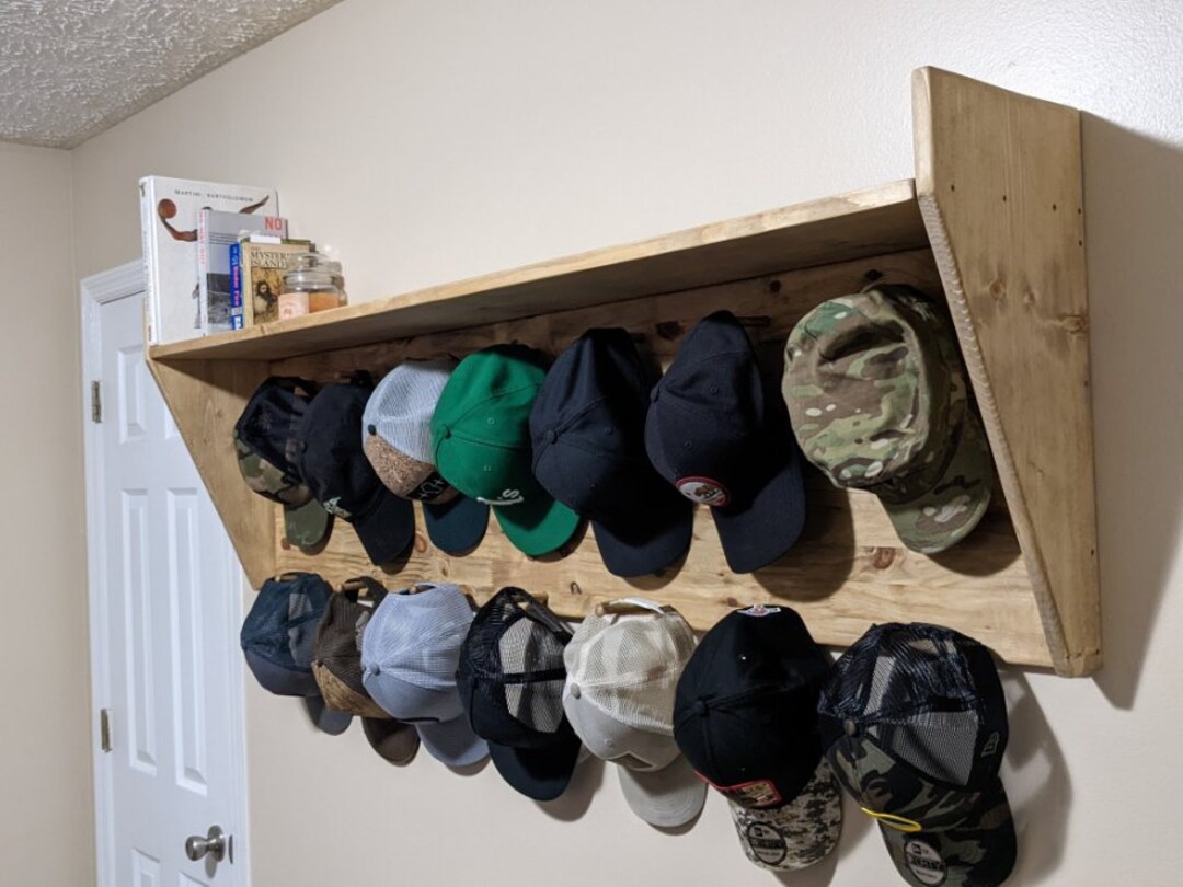 Handcrafted Hat Display and Shelf - Etsy