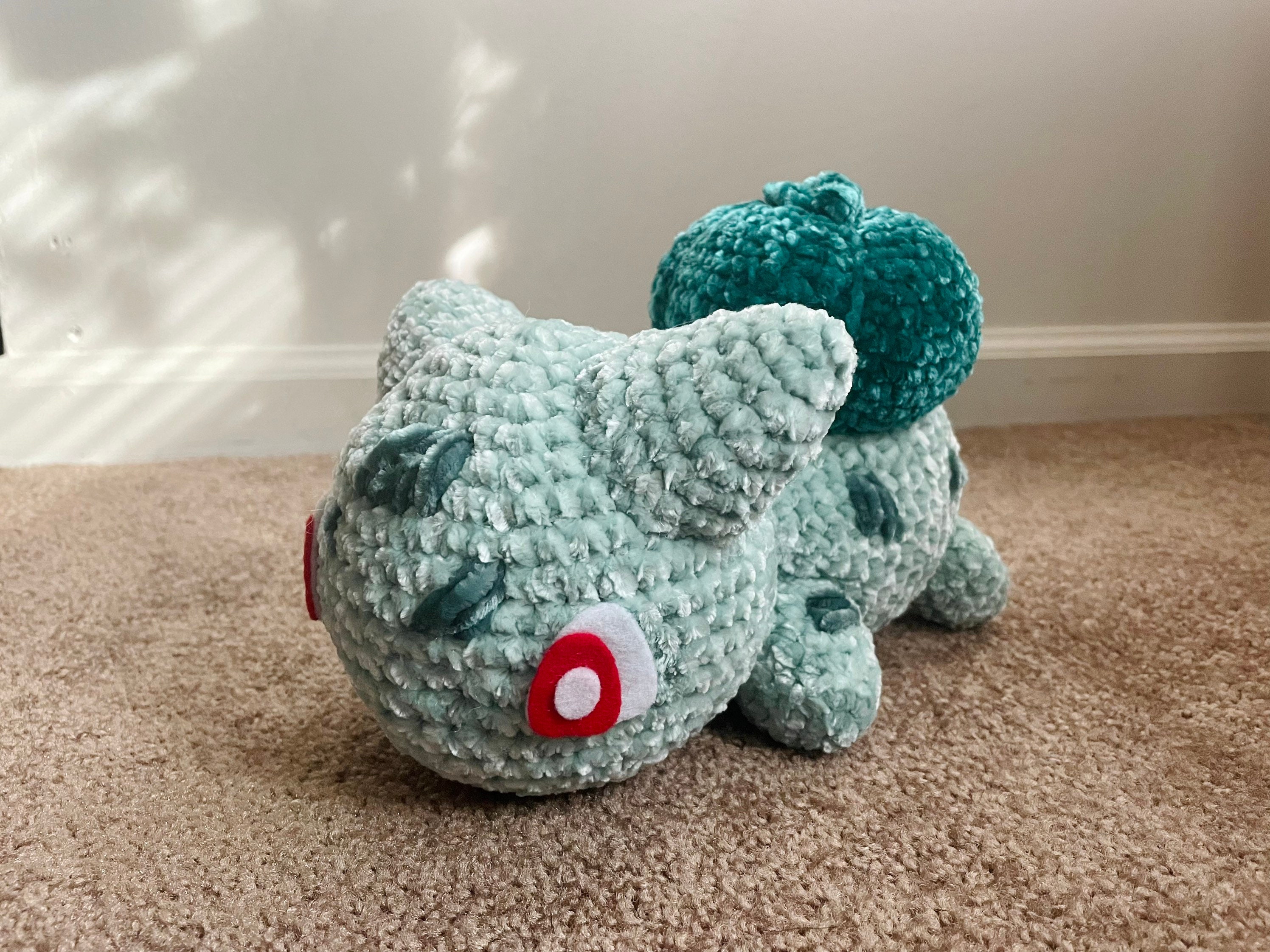 Made to Order Velvet Bulbasaur Crochet Plush Amigurumi - Etsy