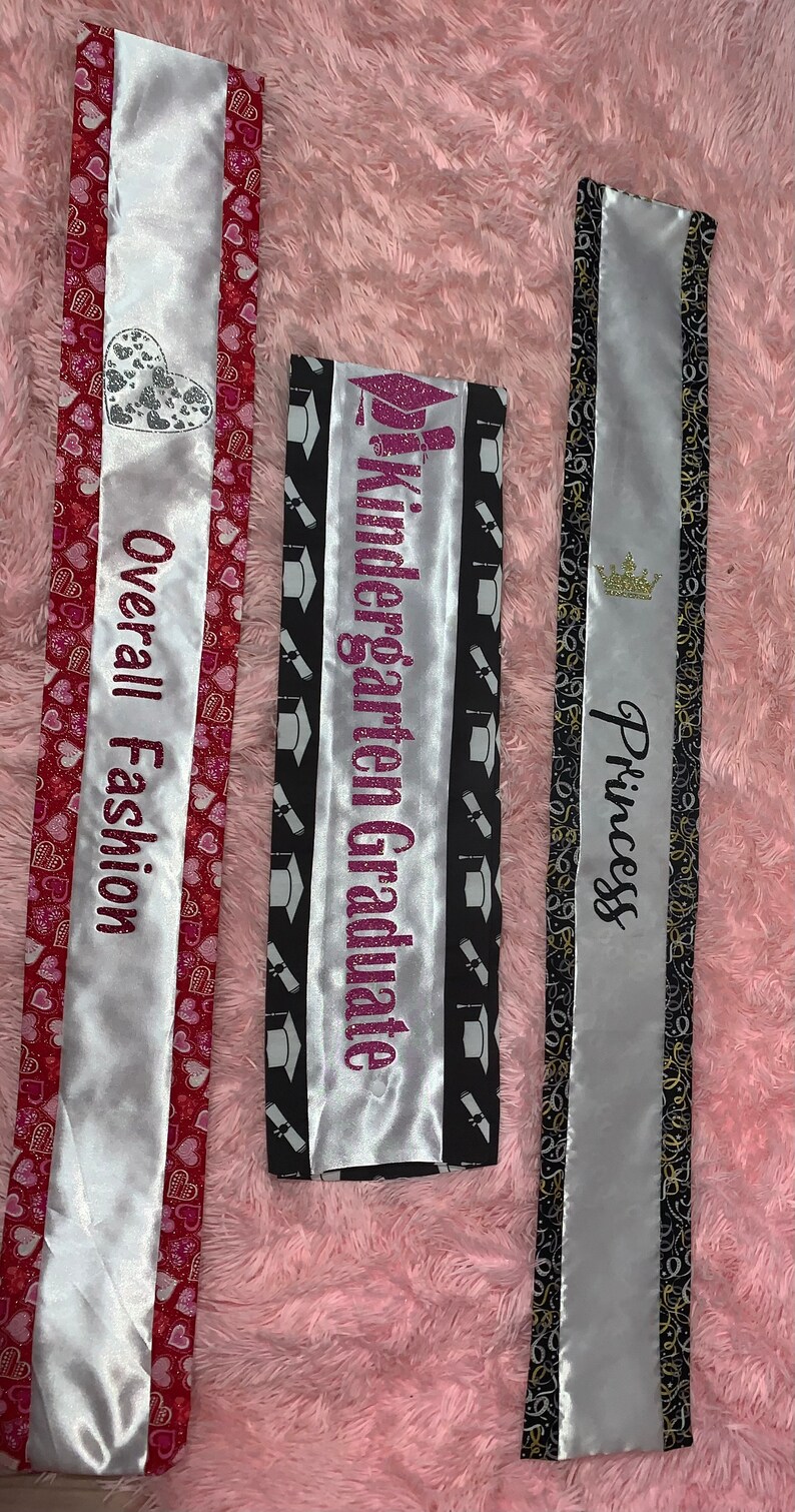 Custom Sashes - Etsy