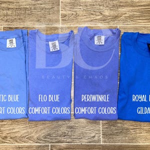 Custom Puff + Glitter Comfort Colors Tshirt - Sports School Spirit Gift ...