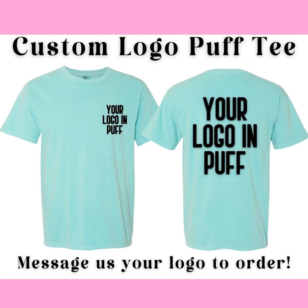 Custom Logo/image Puff Order - Etsy