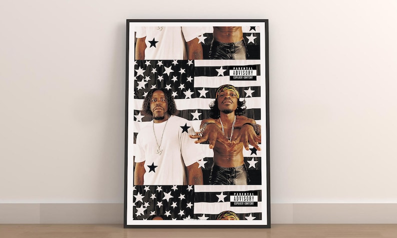 Stankonia, Outkast, Altered Album Cover Original Art Poster, Surrealist ...